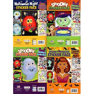 Bendon Spooky Sticker Face - Halloween Sticker Activity Book (Set of 4 ...