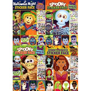 Bendon Spooky Sticker Face - Halloween Sticker Activity Book (Set of 4 ...