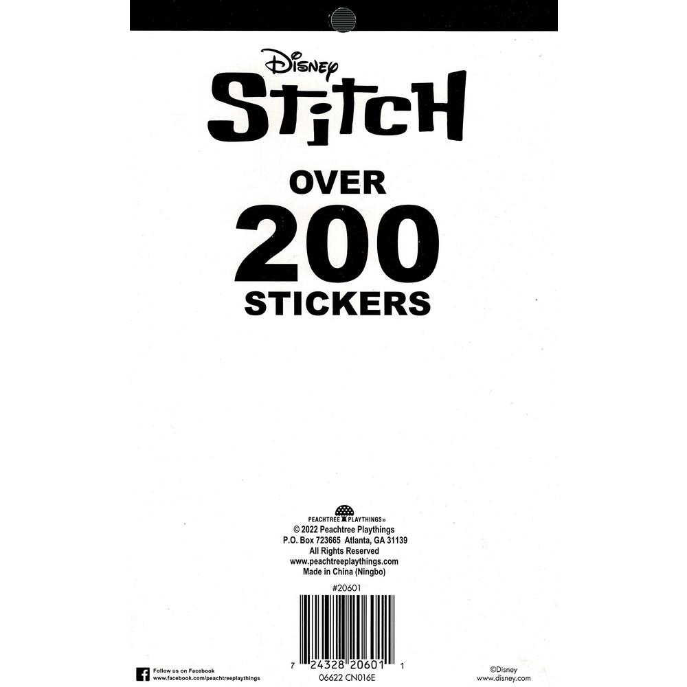 Disney Stitch - Over 200 Stickers 4 Sheet Sticker Books (Set of 2)