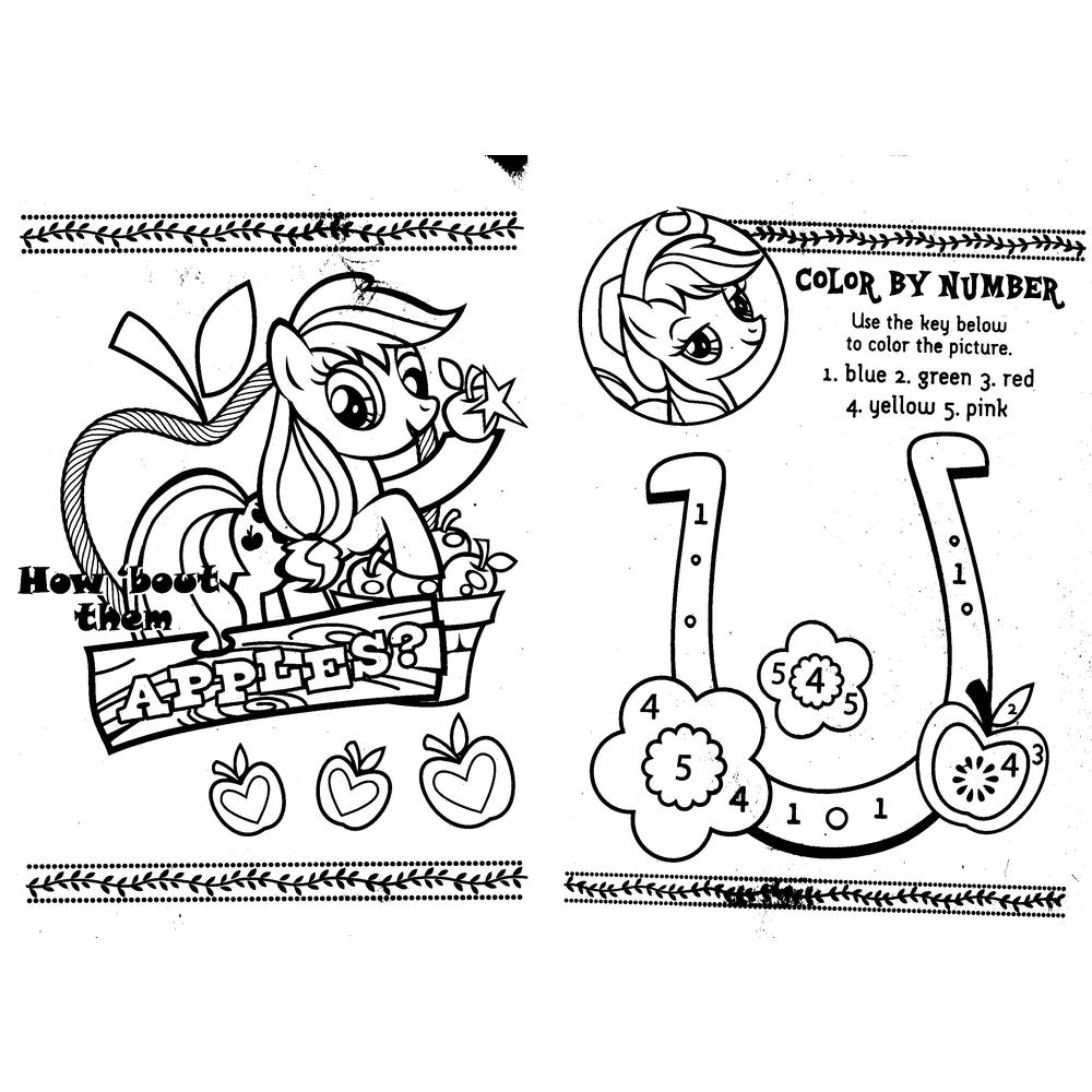 Hasbro My Little Pony - Jumbo Coloring & Activity Book (Set of 4 Books)