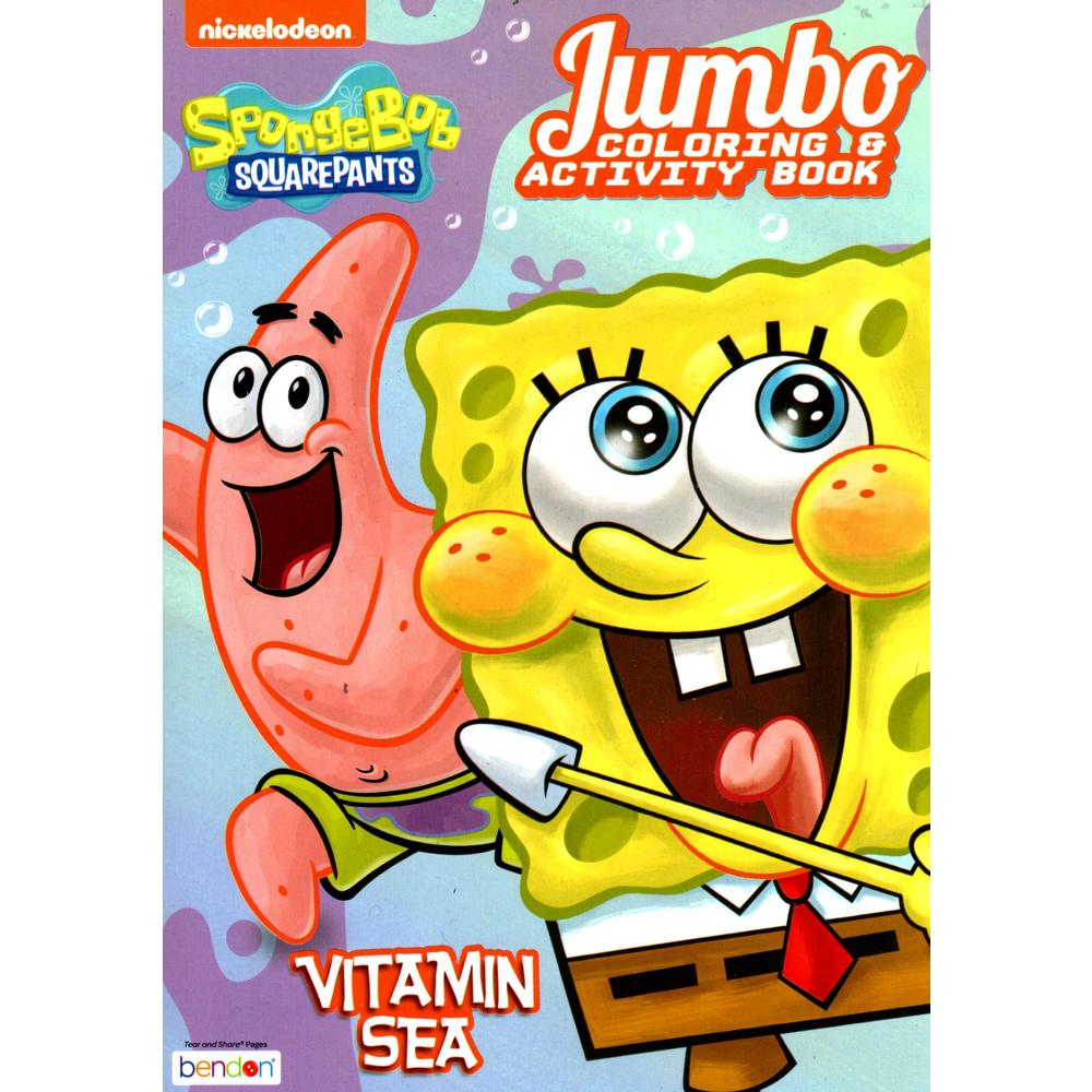 Nickelodeon Spongebob SquarePants - Jumbo Coloring & Activity Book ...
