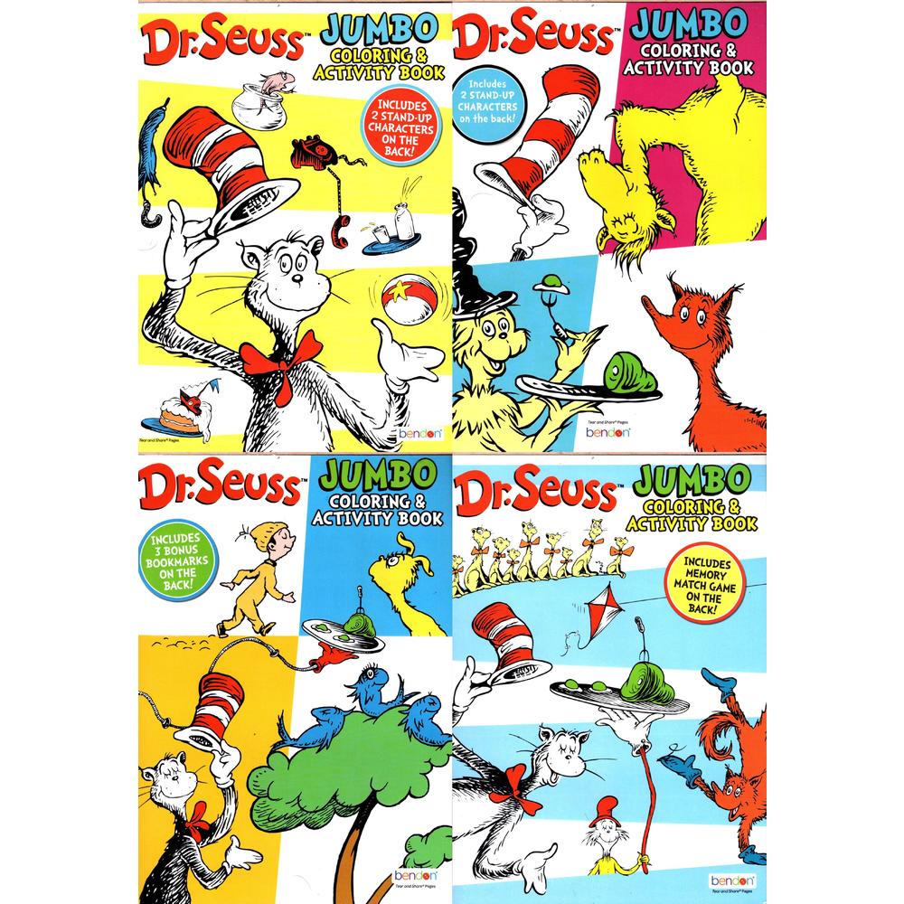 Dr. Seuss Enterprises Dr. Seuss - Coloring & Activity Book (Set of 4 Books)