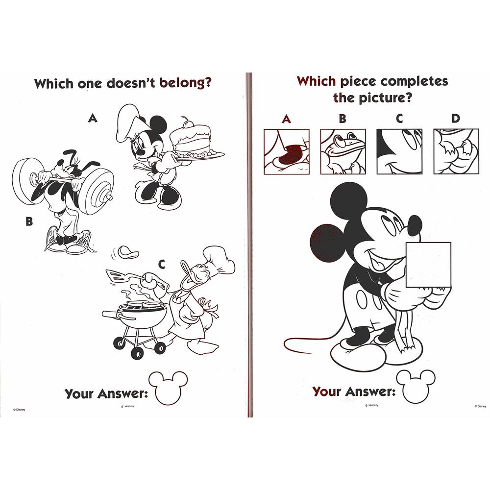 Disney Mickey Friends - Jumbo Coloring & Activity Book - Swing into ...