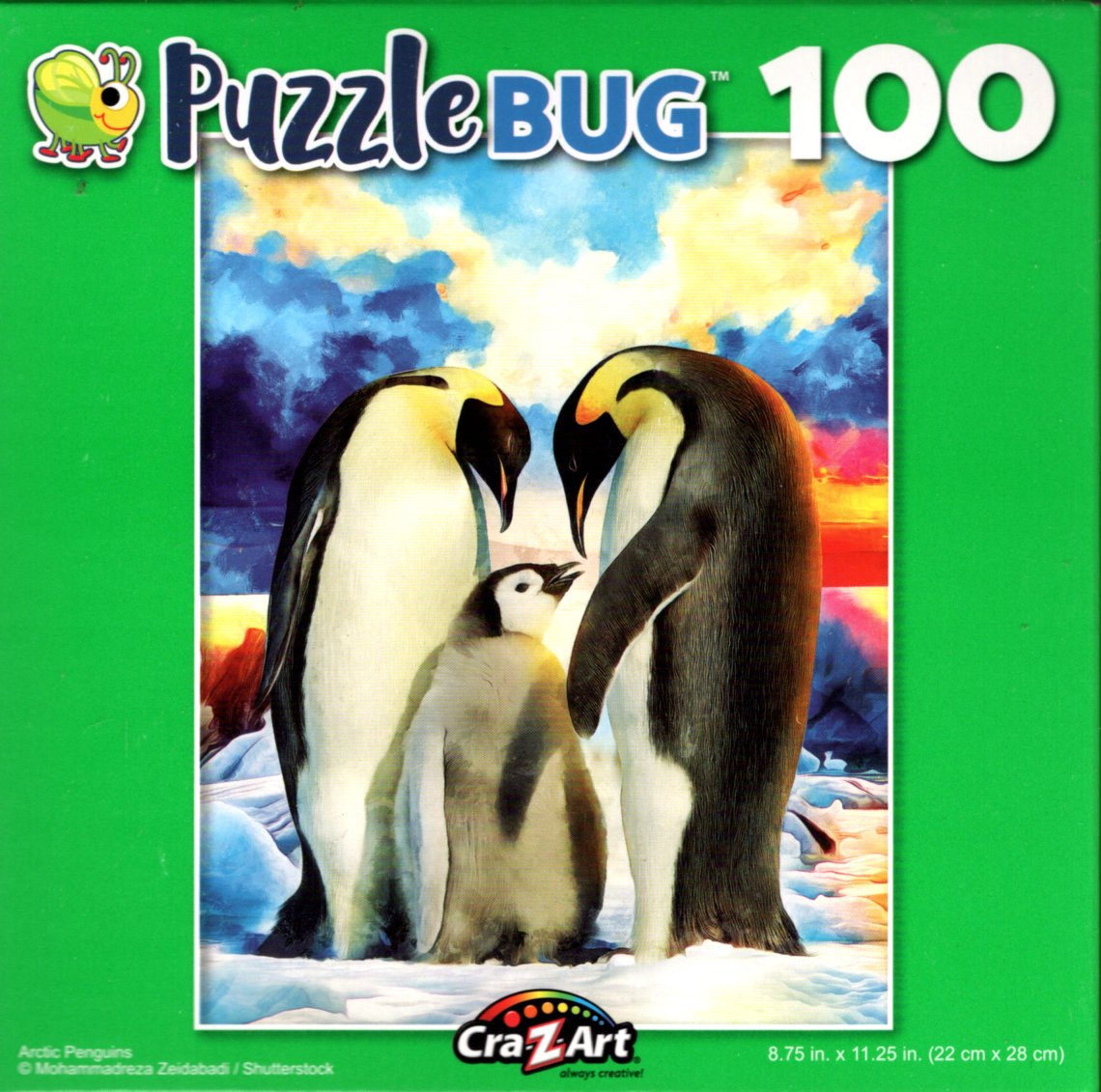 Puzzlebug Arctic Penguins - 100 Pieces Jigsaw Puzzle