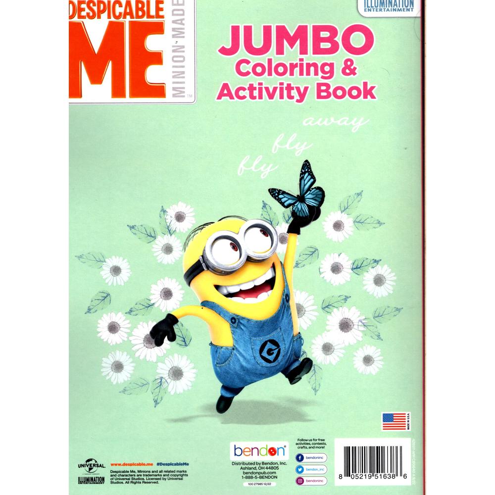 Universal Studios Despicable Me - Jumbo Coloring & Activity Book