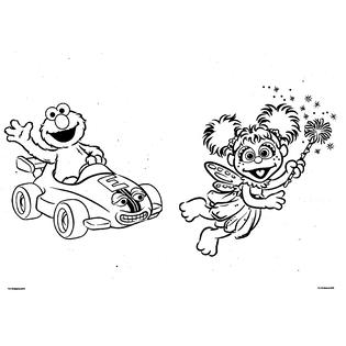 elmo coloring pages and mazes