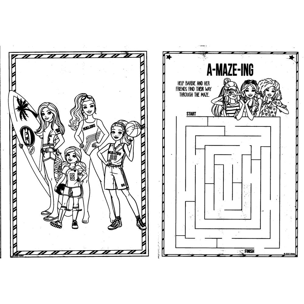 Barbie - Jumbo Coloring & Activity Book