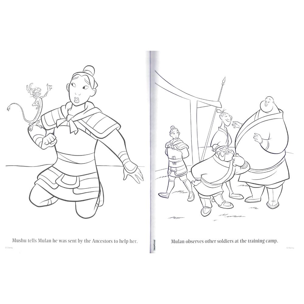 Disney Colortivity Disney Mulan - Coloring & Activity Book - Little rat ...