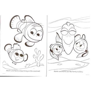 finding dory characters coloring pages