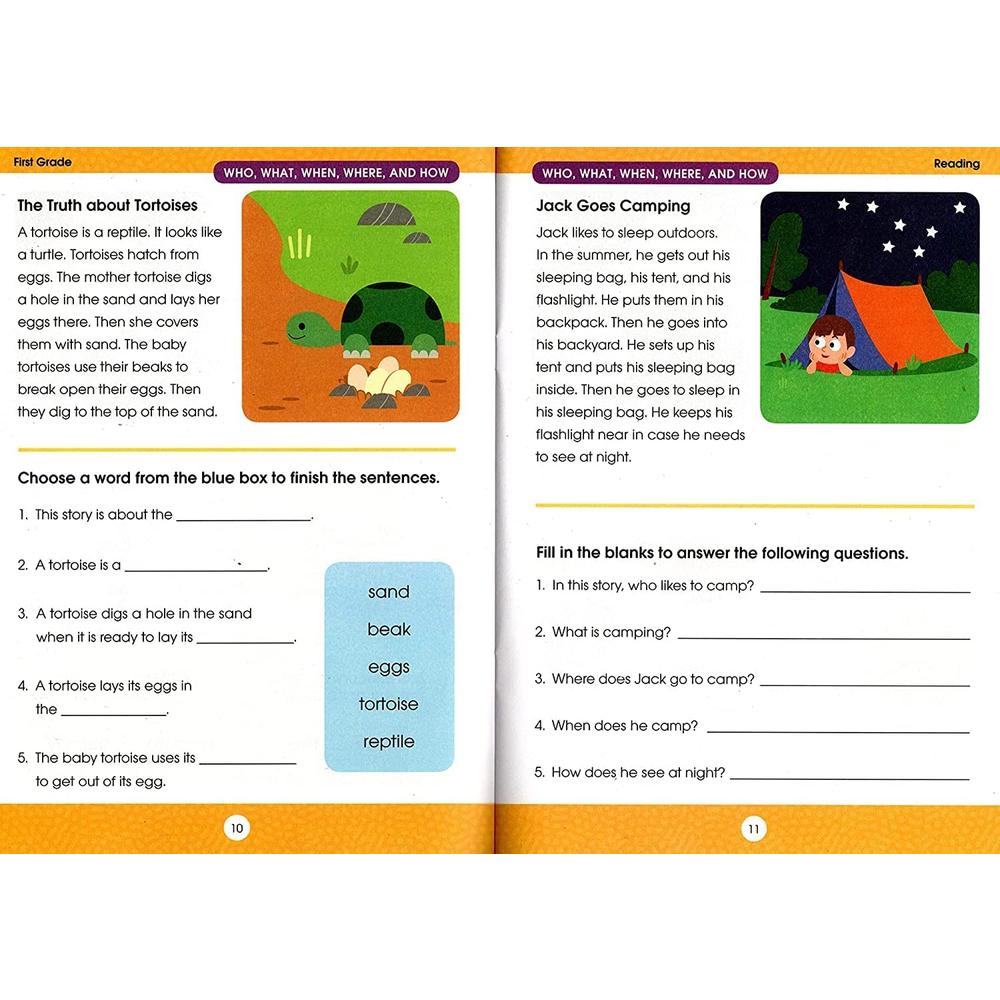 The Clever Factory First Grade Educational Workbooks - Good Grades ...