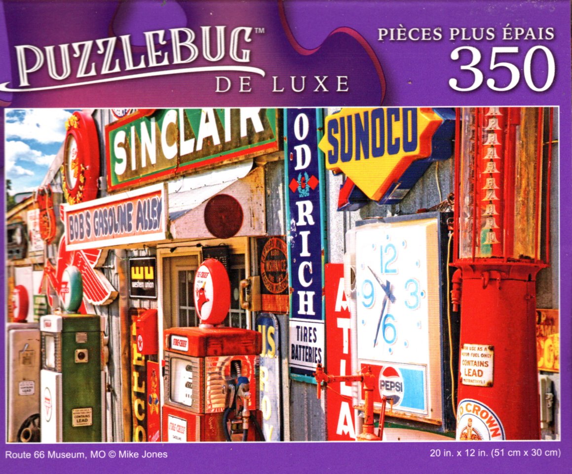 Puzzlebug Route 66 Museum, MO - 350 Pieces Deluxe Jigsaw Puzzle for Adult