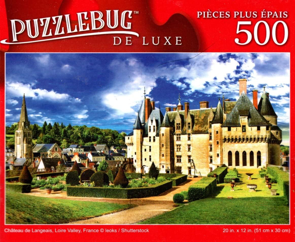 Puzzlebug Chateau de Langeais, Loire Valley, France - 500 Pieces Deluxe ...