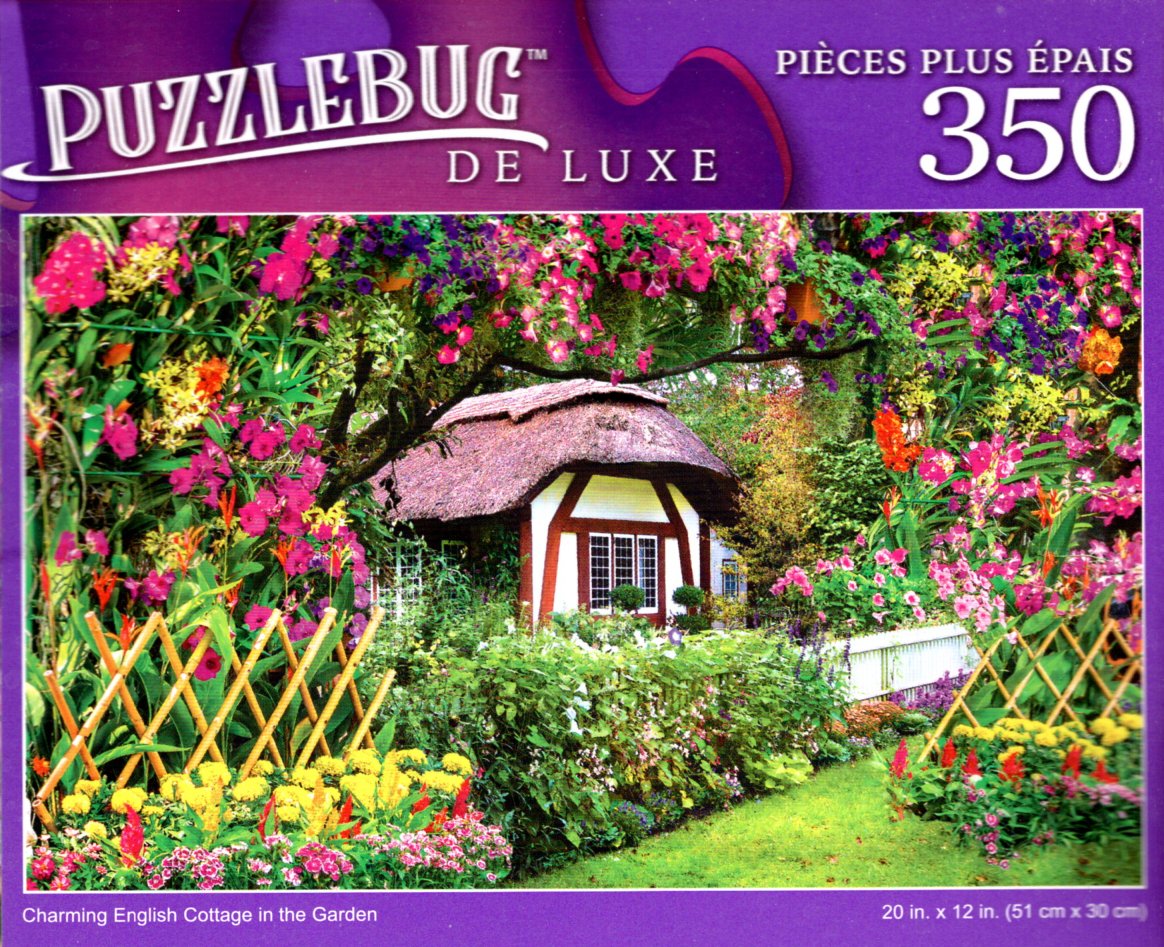 Puzzlebug Charming English Cottage in The Garden - 350 Pieces Deluxe ...