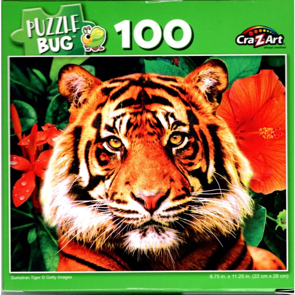 Puzzlebug Sumatran Tiger - 100 Pieces Jigsaw Puzzle