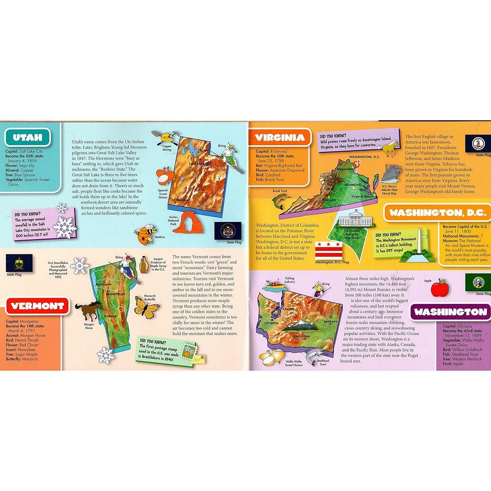 Flying Frog Publishing Learn about America`s 50 States and Presidents ...