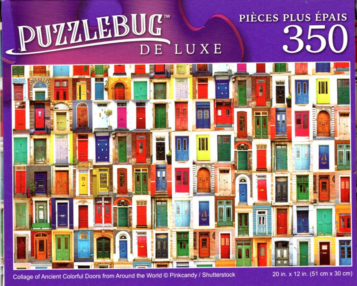 Puzzlebug Collage of Ancient Colorful Doors from Around The World - 350 ...