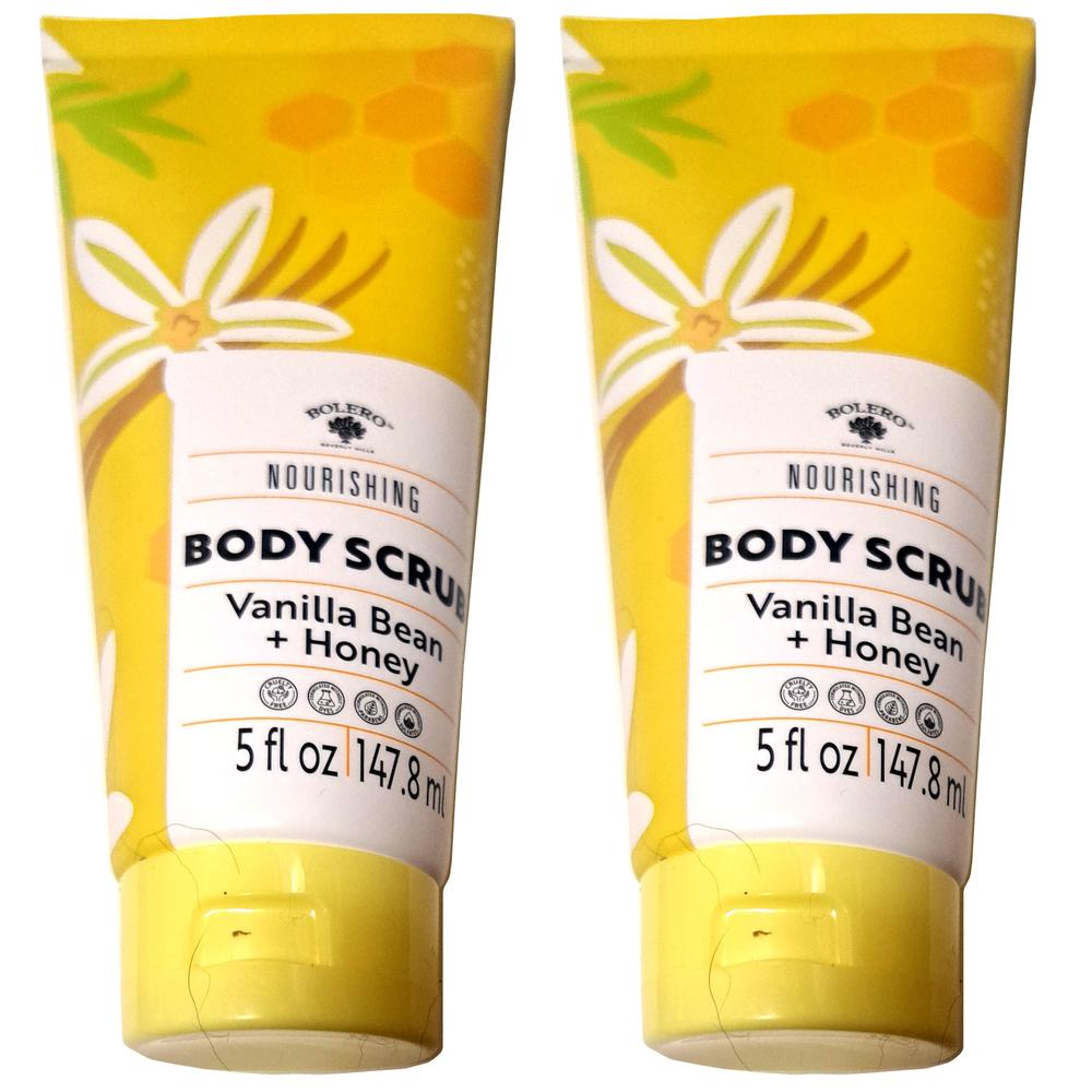 Bolero Nourishing Body Scrub - Vanilla Bean & Honey 5fl oz./147.8ml ...