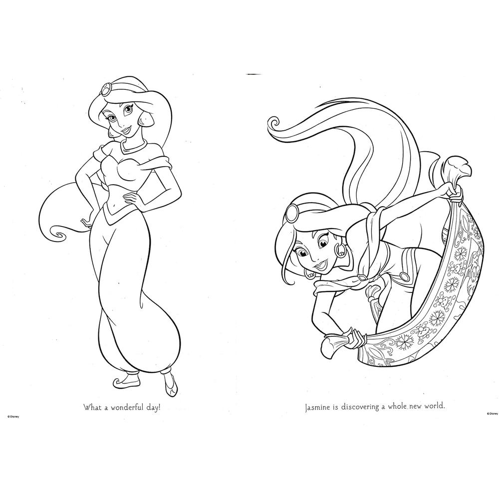 Disney Princess - Jumbo Coloring & Activity Book (Set of 2 Books) v7