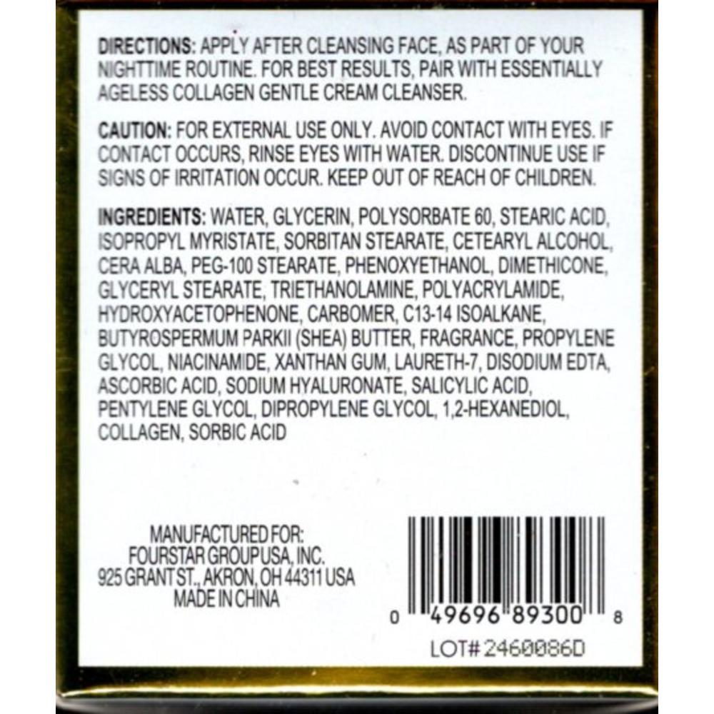 Pure b.pure Essentially Ageless Collagen Night Moisturizer 1.5 oz. (Set ...