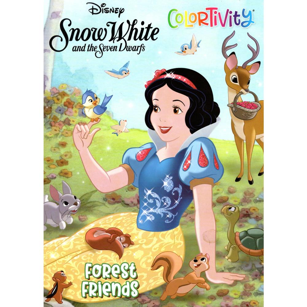 Disney Snow White and the Seven Dwarfs - Forest Friends - Coloring ...