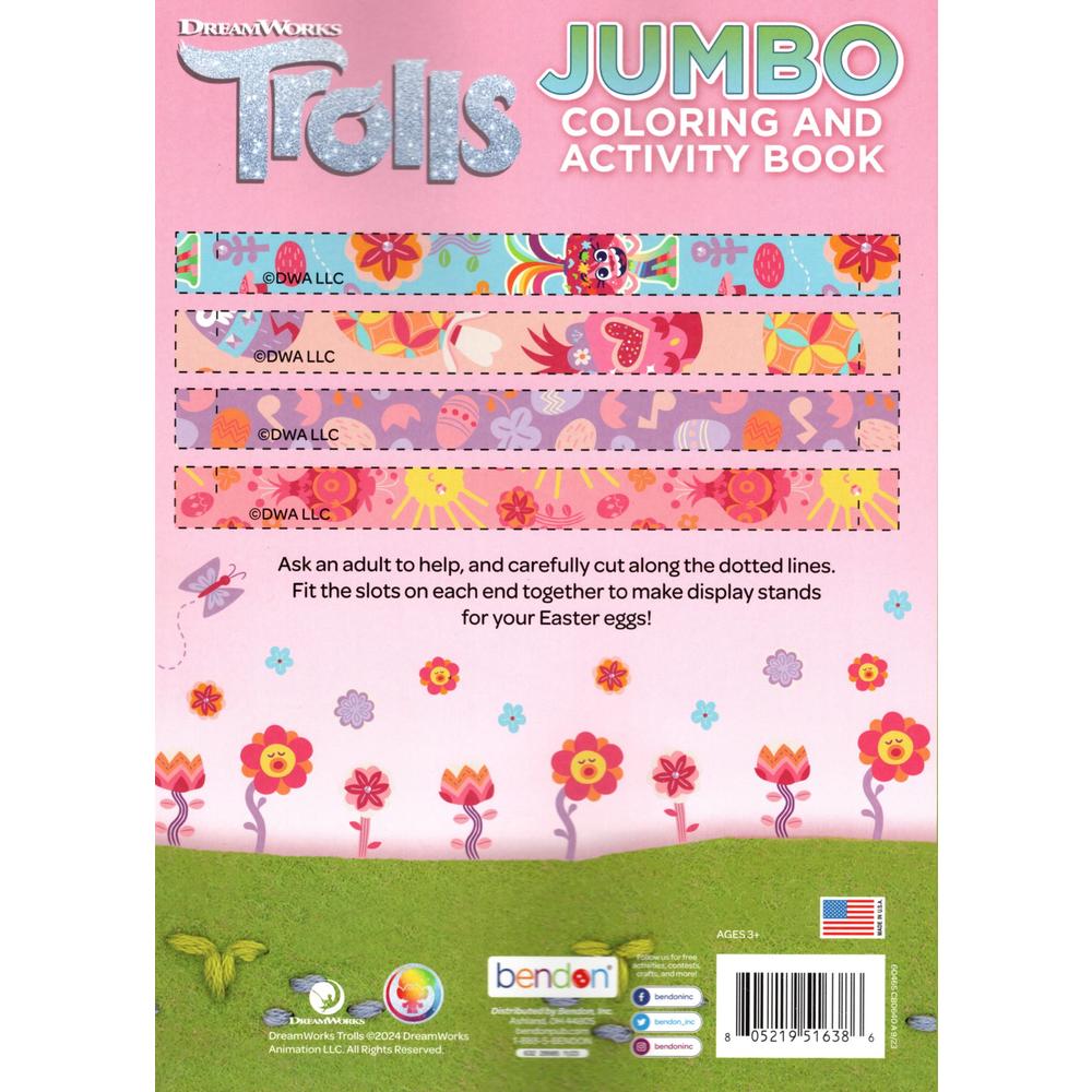 Dreamworks Trolls Trolls - Jumbo Coloring & Activity Book v1