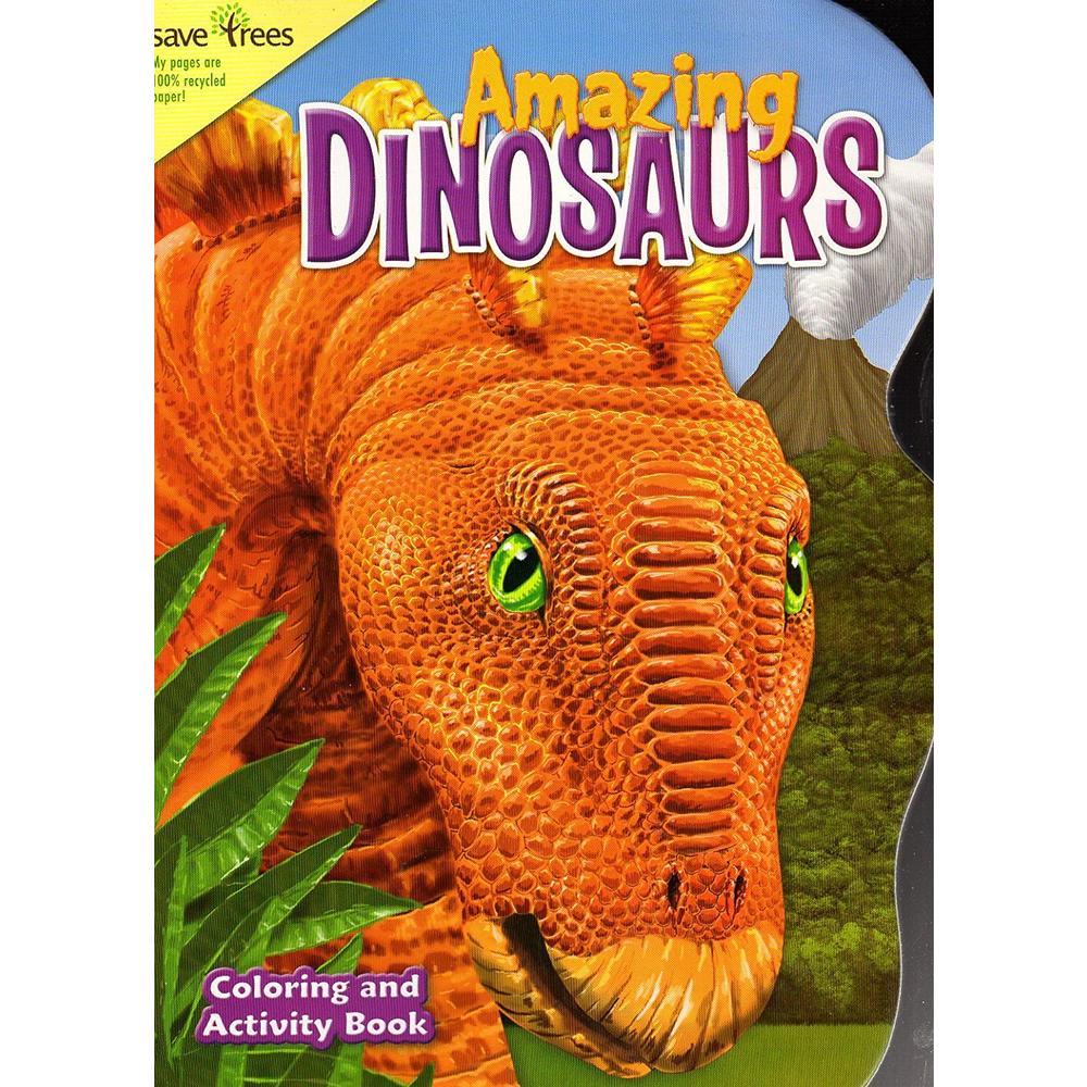 Coloring Book Amazing Dinosaurs - Coloring & Activity Book