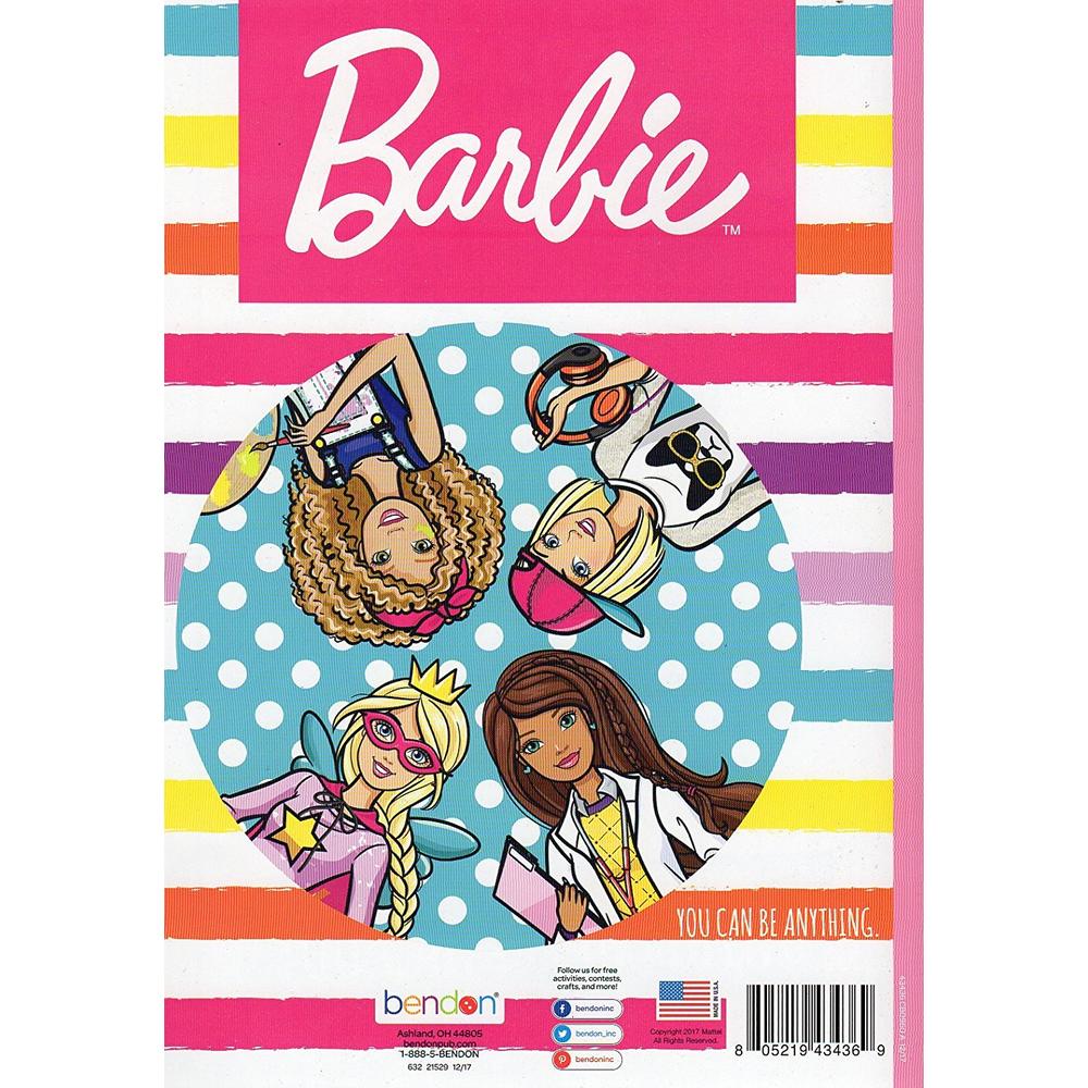 Coloring Activity Book Barbie Dream. Believe. Achieve - Jumbo Coloring ...