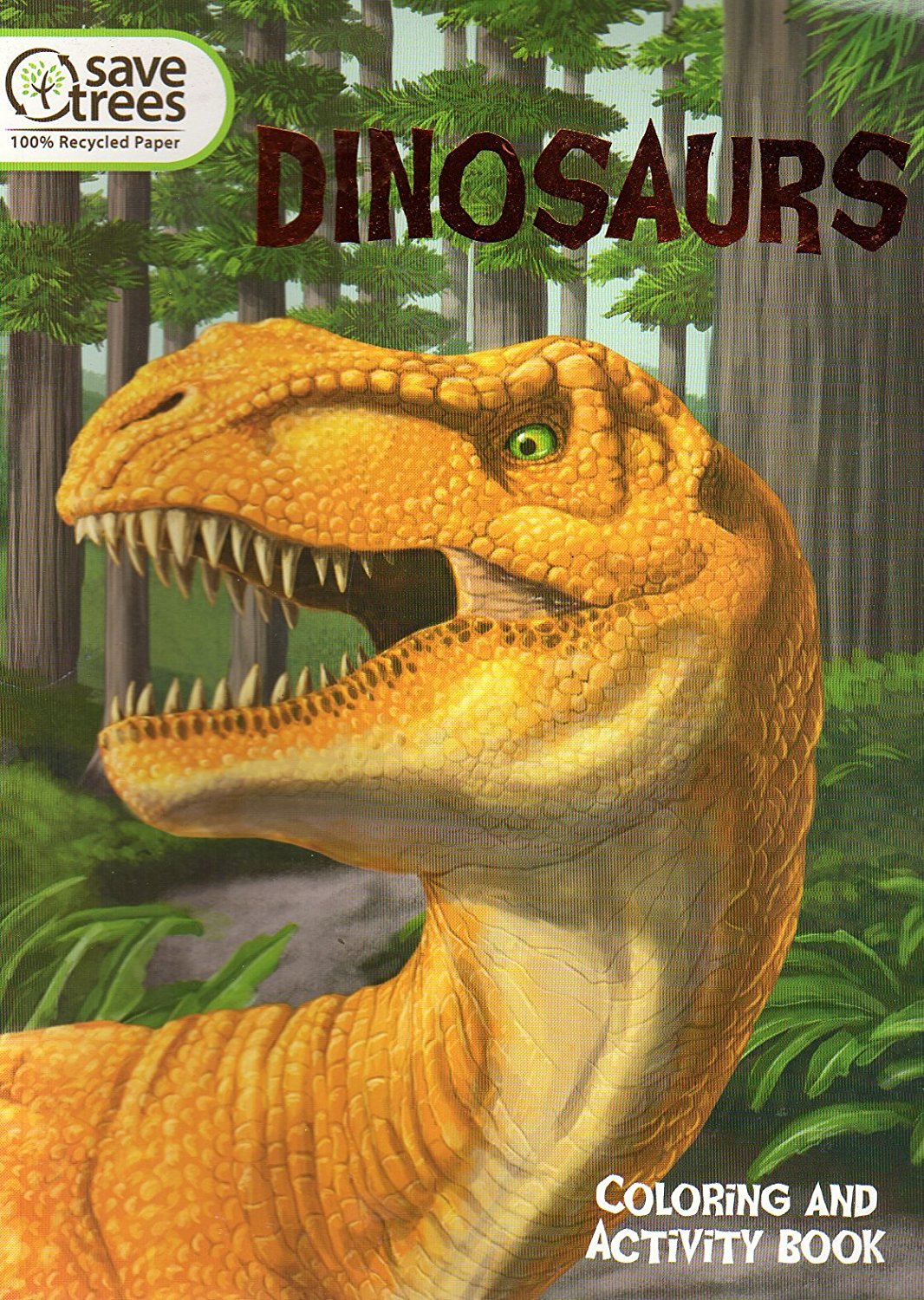 Coloring Book Dinosaur - Coloring and Activity Book - v2