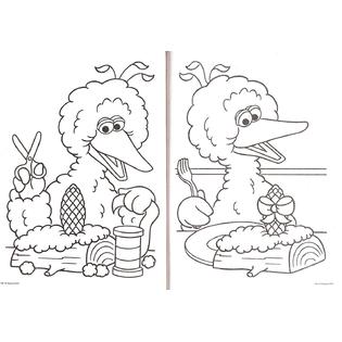 big bird sesame street coloring pages