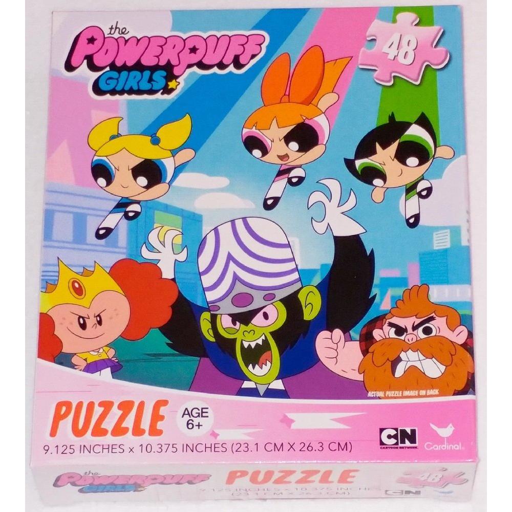 Power Puff Girls The Powerpuff Girls 48 Piece Jigsaw Puzzle (with Evil ...