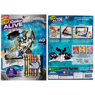 crayola color alive action coloring pages skylanders