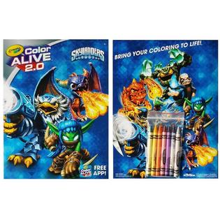 crayola color alive action coloring pages skylanders
