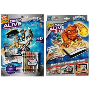 crayola color alive action coloring pages skylanders
