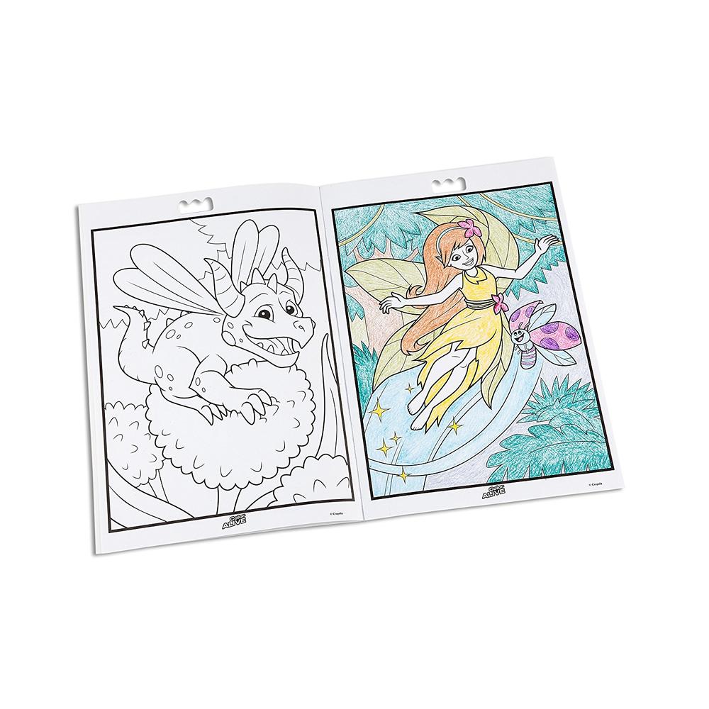 Crayola Color Alive Action Coloring Pages - Enchanted Forest