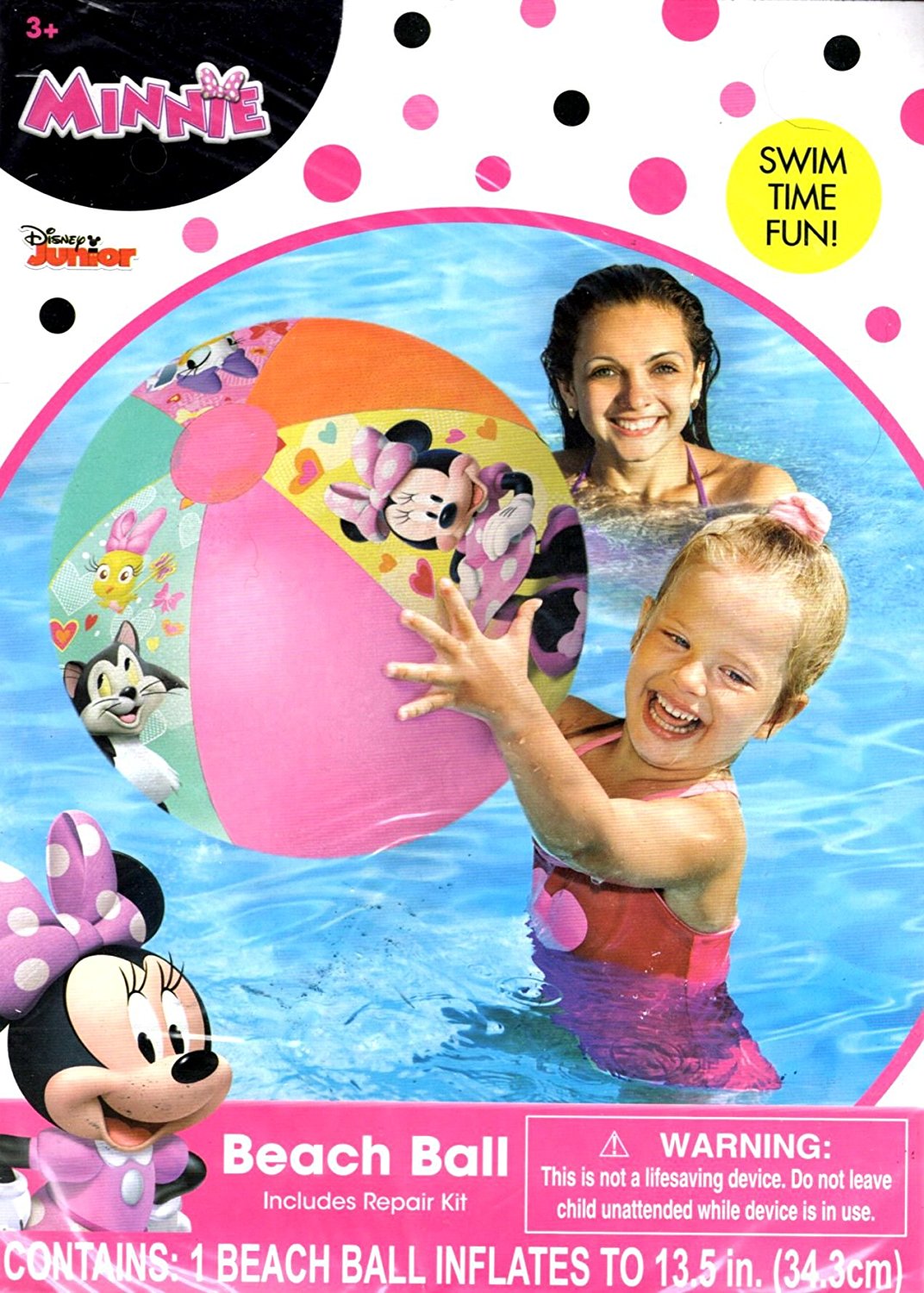 What Kids Want Disney Junior - Minnie Mouse - Beach Ball - Includes ...