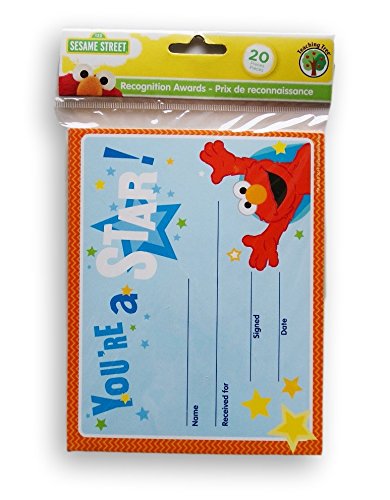 Teaching Tree Sesame Street Elmo Recognition Awards Certificates "You ...