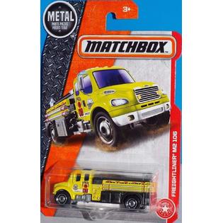 Matchbox 2017 MBX Heroic Rescue - Freightliner M2 106 - Yellow