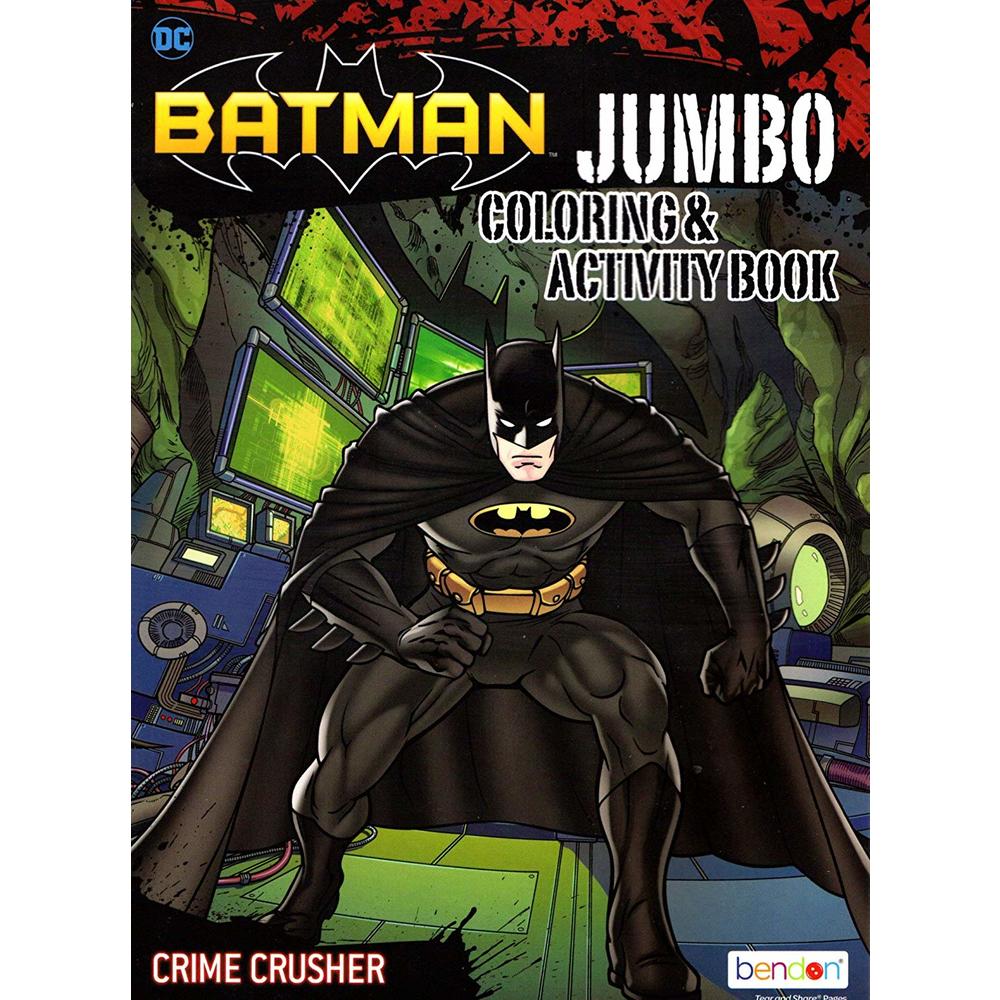 Bendon DC Comics Batman Jumbo Coloring & Activity Book - Crime Crusher