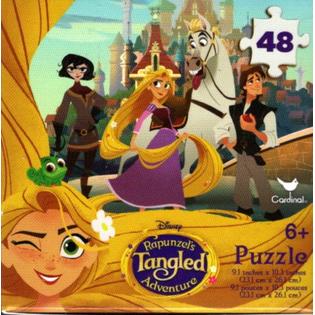 Disney Rapunzel's Tangled Adventure - 48 Pieces Jigsaw Puzzle - (Set of ...