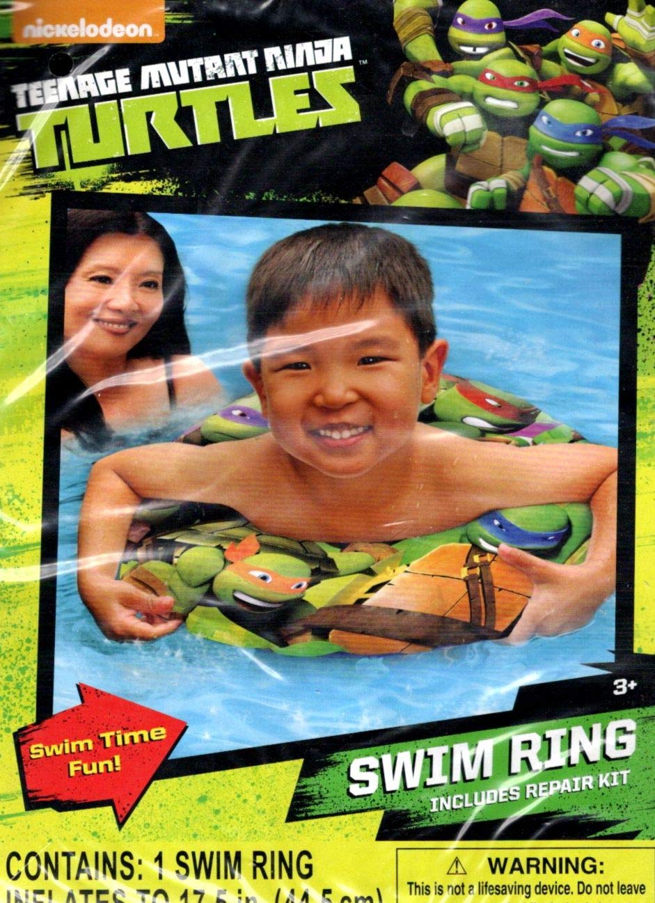 Nickelodeon Teenage Mutant Ninja Turtles - 17.5" Swim Ring - Includes ...