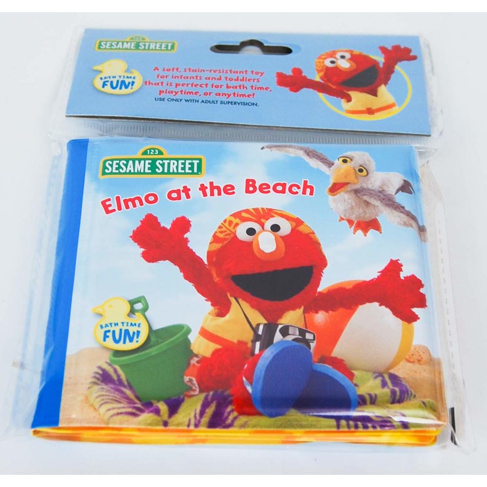 Sesame Street Bath Time Bubble Book-Elmo at the Beach