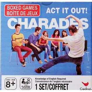 GAMEs Act It Out! Charades Boxed Card Game - Family Fun, Teams 2-4 Players