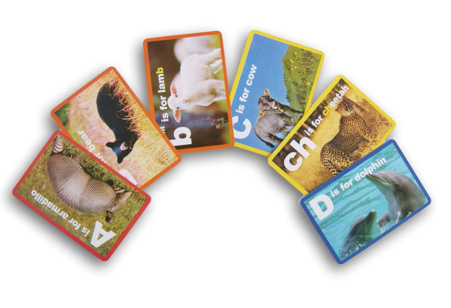 Teaching Tree Animal Pictures Alphabet Flash Cards - 36 Count