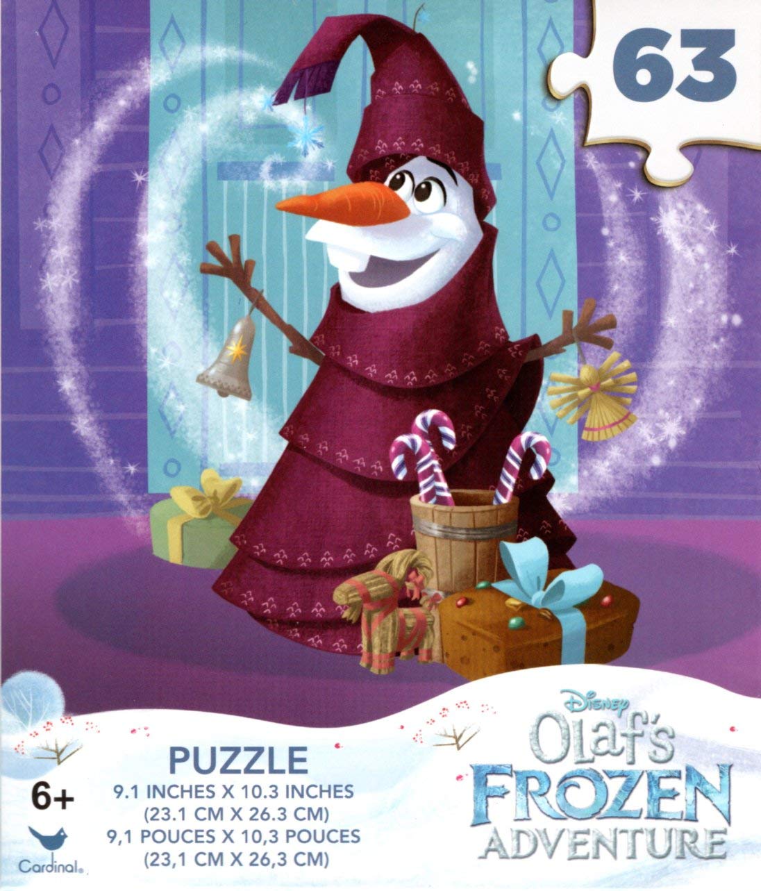 Disney Olaf's Frozen Adventure - 63 Pieces Jigsaw Puzzle - v3