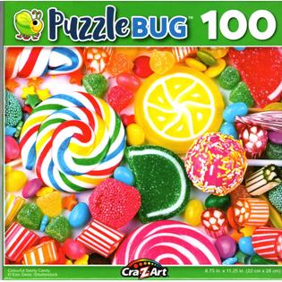 Puzzlebug Colourful Swirly Candy - 100 Pieces Jigsaw Puzzle