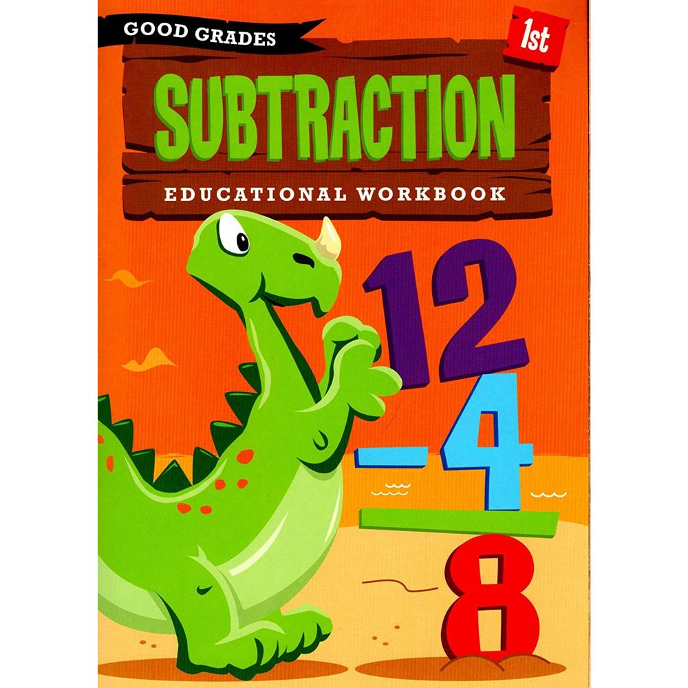 Good Grades First Grade Educational Workbooks - Good Grades - Subtraction - v2