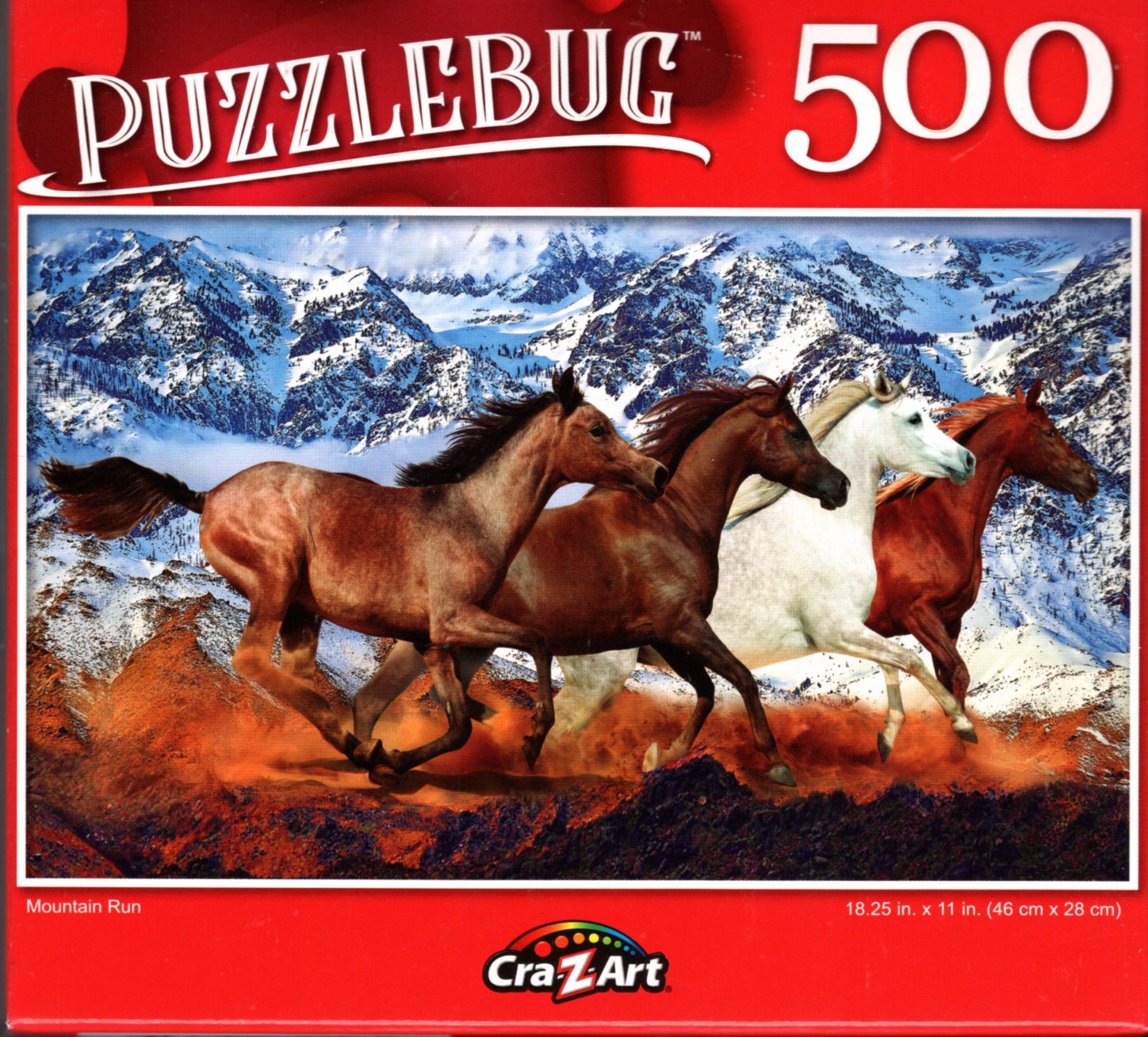 Puzzlebug Moutain Run - 500 Pieces Jigsaw Puzzle