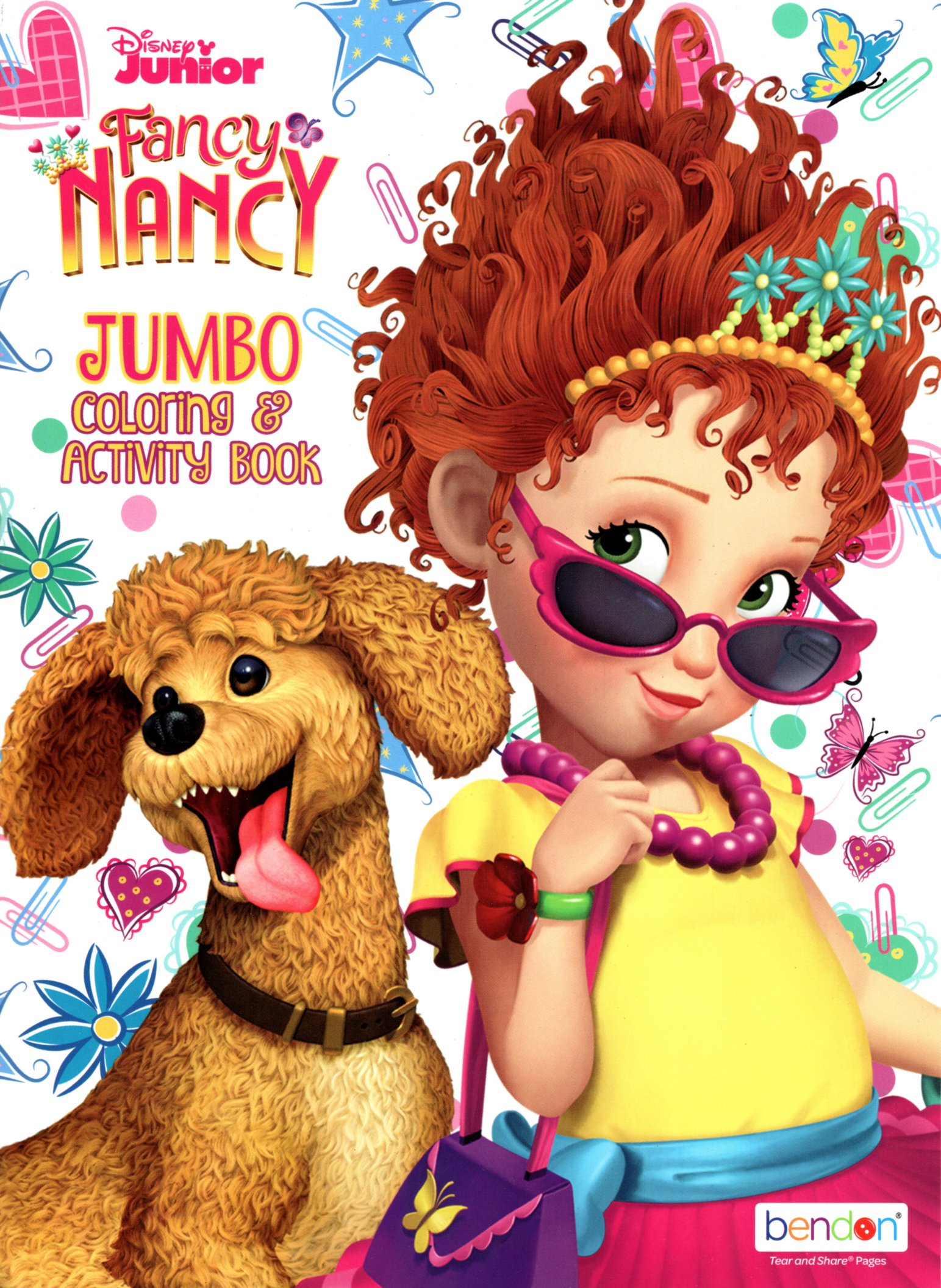 Bendon Disney Junior - Jumbo Coloring & Activity Book - Fancy Nancy