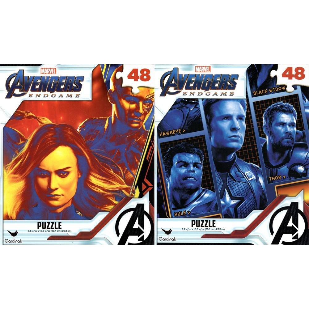 Marvel Avengers Endgame - 48 Pieces Jigsaw Puzzle - (Set of 2) v2