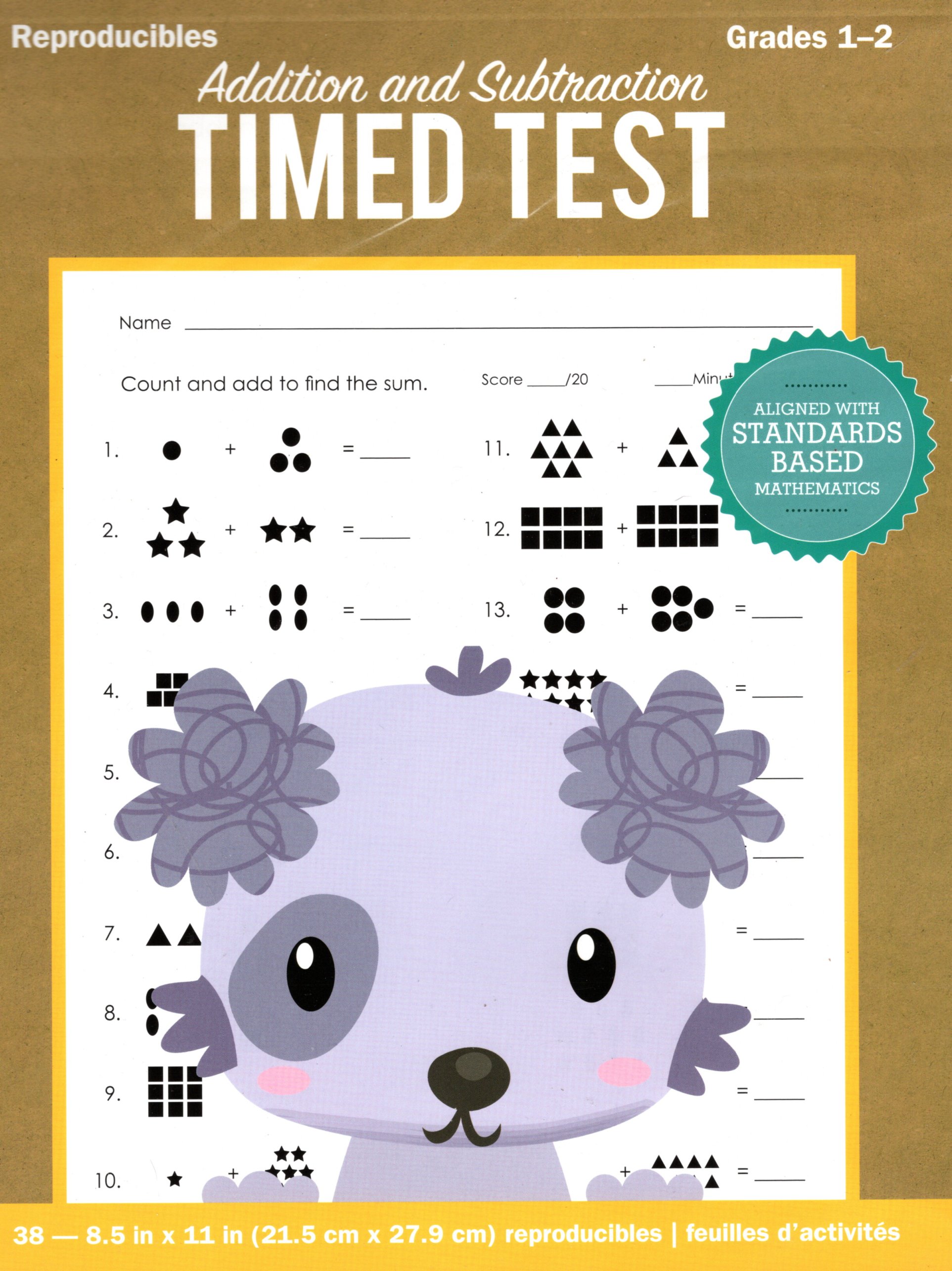 Teaching Tree Addition and Subtraction Timed Test Aligned with ...